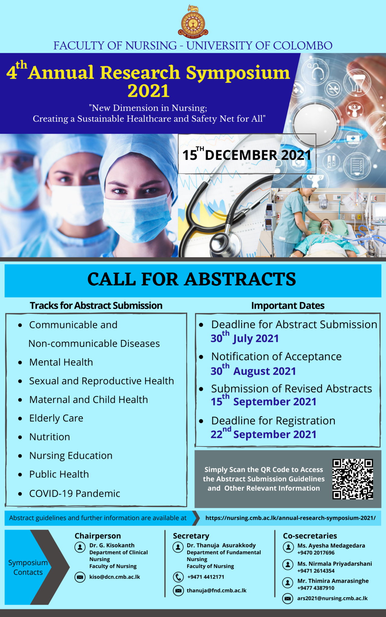 Annual Research Symposium – 2021 | Faculty of Nursing