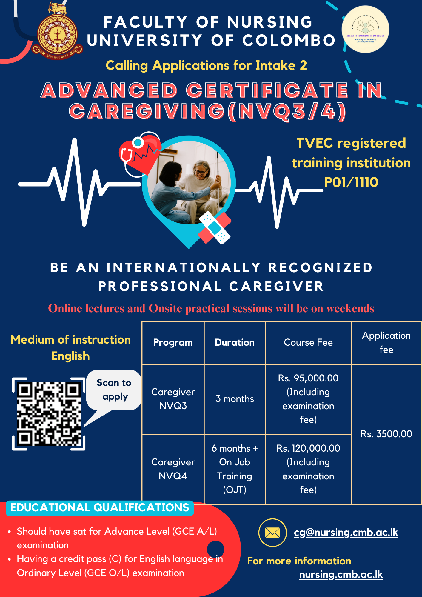 Advanced Certificate in Caregiving | Faculty of Nursing
